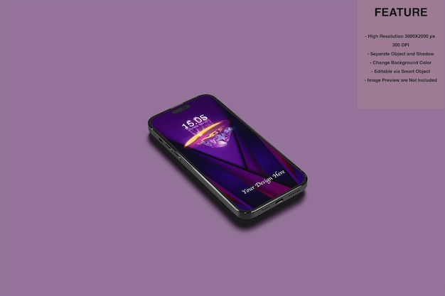 Mockup de tela de smartphone | PSD Premium Mockup de tela de smartphone | PSD Premium