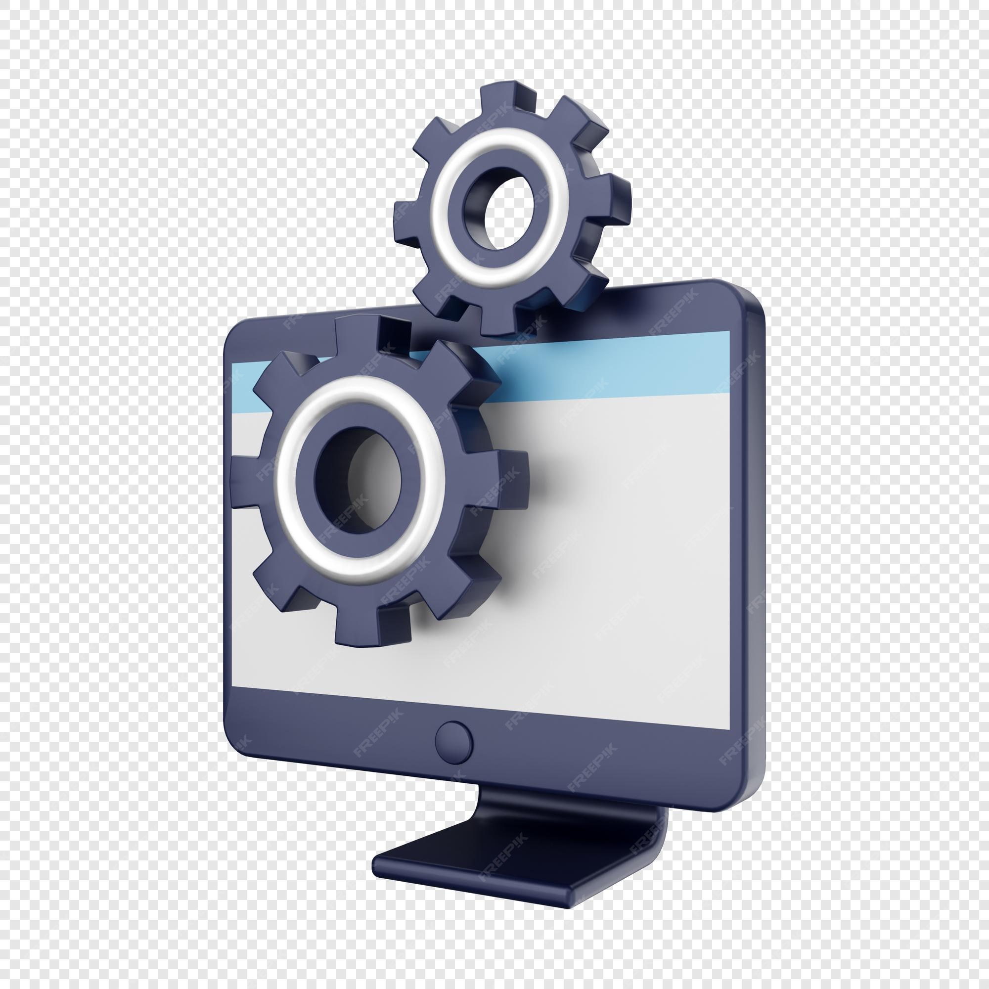 Sistema de configuración de funciones de computadora 3d | Archivo PSD ... Sistema de configuración de funciones de computadora 3d | Archivo PSD ...