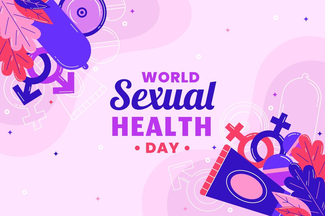 Contexte De La Journée Mondiale De La Santé Sexuelle Vecteur Gratuite