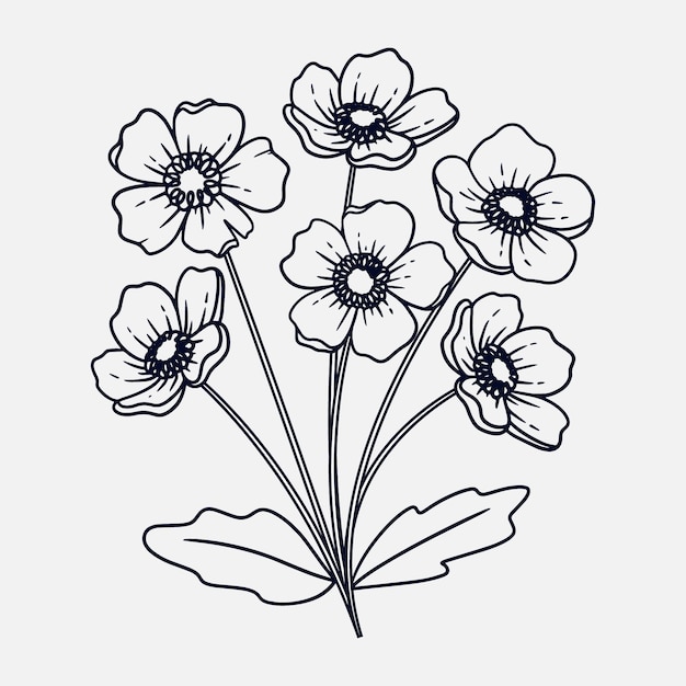 Vecteurs et illustrations de Dessin Fleur Noir Et Blanc en ... Vecteurs et illustrations de Dessin Fleur Noir Et Blanc en ...