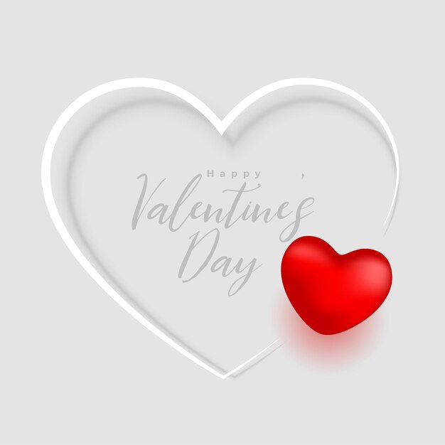 Fond blanc élégant saint valentin avec coeur mignon | Vecteur Gratuite Fond blanc élégant saint valentin avec coeur mignon | Vecteur Gratuite