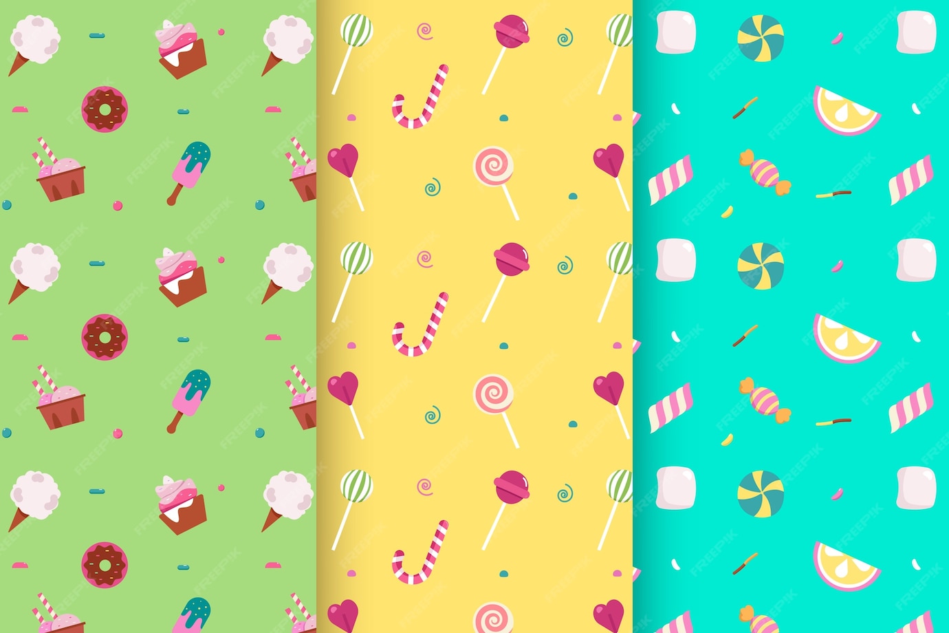 Modèle De Couleur Pastel Bonbon Dessiné à La Main | Vecteur Gratuite Modèle De Couleur Pastel Bonbon Dessiné à La Main | Vecteur Gratuite