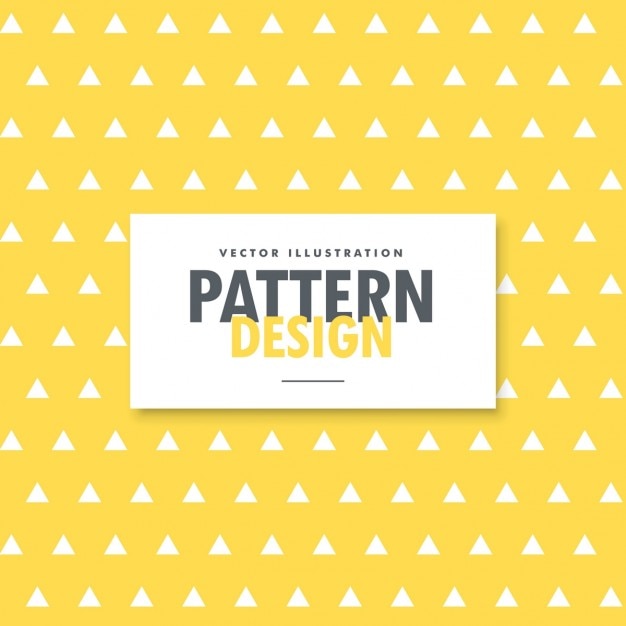 Triangle Façonne Motif Sur Fond Jaune | Vecteur Gratuite Triangle Façonne Motif Sur Fond Jaune | Vecteur Gratuite