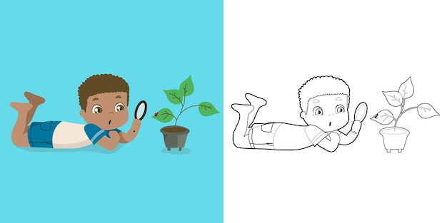 Activité De Coloriage Pour Les Enfants Coloriage Avec Activité Dété