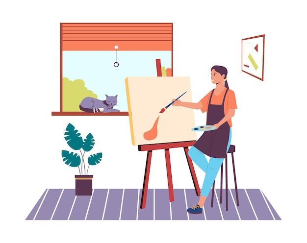 Activité de profession d'artisanat d'art ou passe-temps Personnage ... Activité de profession d'artisanat d'art ou passe-temps Personnage ...