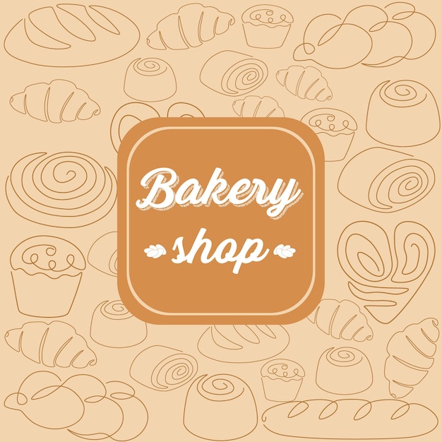 Boutique De Boulangerie Conception Du Logo Emblème Ou Conception De L ... Boutique De Boulangerie Conception Du Logo Emblème Ou Conception De L ...