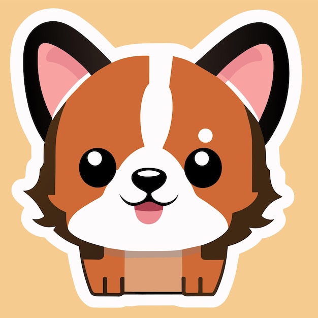 Chien Mignon Shiba Inu Chiot Doux Dessin Animé Dessiné à La Main ... Chien Mignon Shiba Inu Chiot Doux Dessin Animé Dessiné à La Main ...