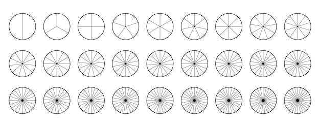 Collection De Segments De Cercle Ensemble De Diagrammes Circulaires ... Collection De Segments De Cercle Ensemble De Diagrammes Circulaires ...
