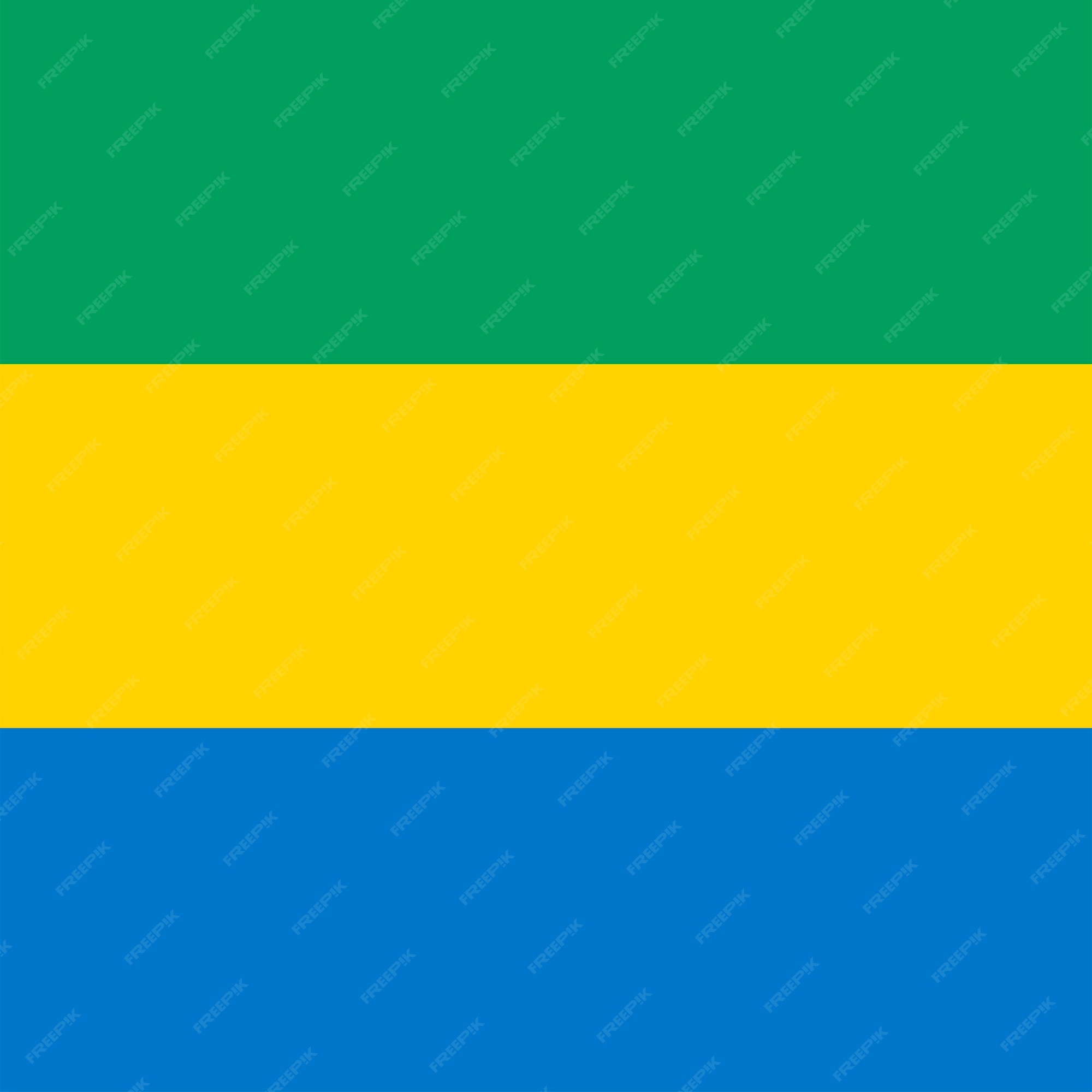 Couleurs Officielles Du Drapeau Gabonais Illustration Vectorielle ... Couleurs Officielles Du Drapeau Gabonais Illustration Vectorielle ...