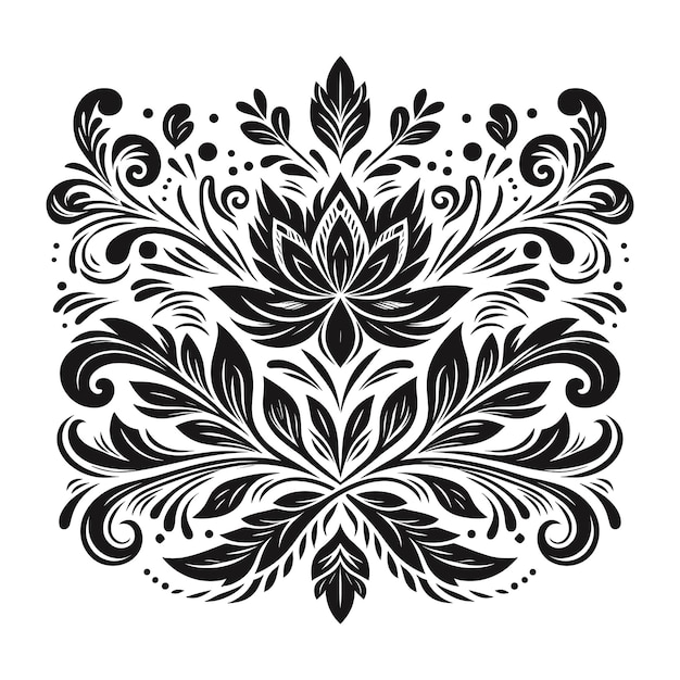 Un dessin en noir et blanc avec un dessin | Vecteur Premium généré à ... Un dessin en noir et blanc avec un dessin | Vecteur Premium généré à ...