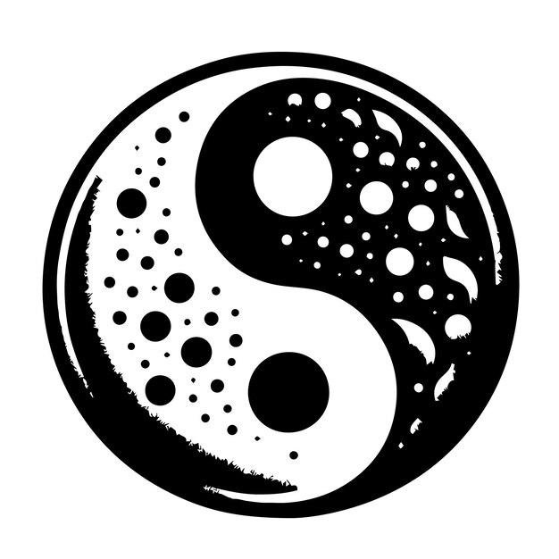 Un Dessin En Noir Et Blanc D'un Symbole Avec Le Numéro 6 Dessus ... Un Dessin En Noir Et Blanc D'un Symbole Avec Le Numéro 6 Dessus ...