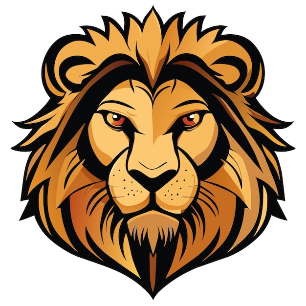 Le Dessin De La Tête Du Lion Rugissant | Vecteur Premium Le Dessin De La Tête Du Lion Rugissant | Vecteur Premium