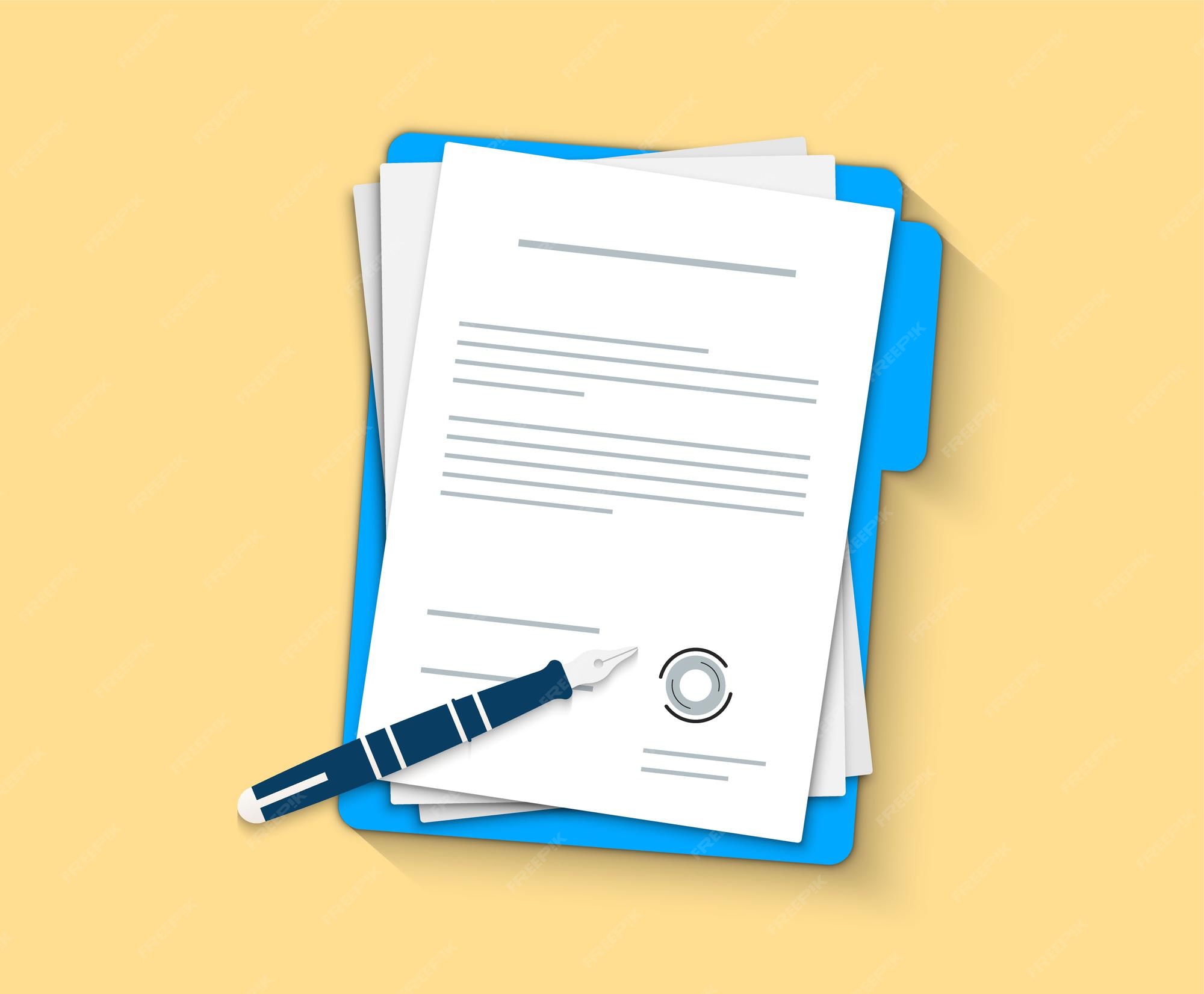 Document, Dossier Avec Tampon Et Texte. Documents Contractuels ... Document, Dossier Avec Tampon Et Texte. Documents Contractuels ...