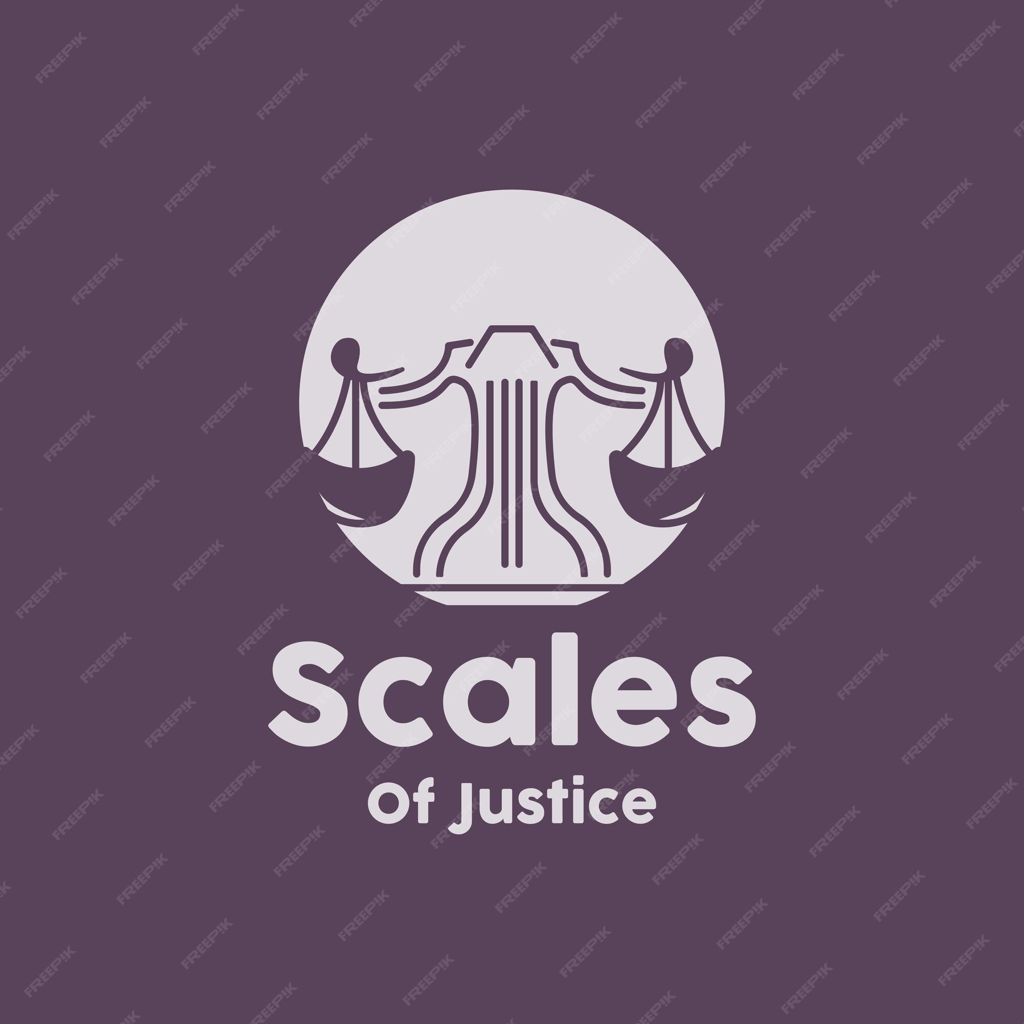 Échelles De Loi Logo échelles De Justice Vector Simple Ligne Design ... Échelles De Loi Logo échelles De Justice Vector Simple Ligne Design ...