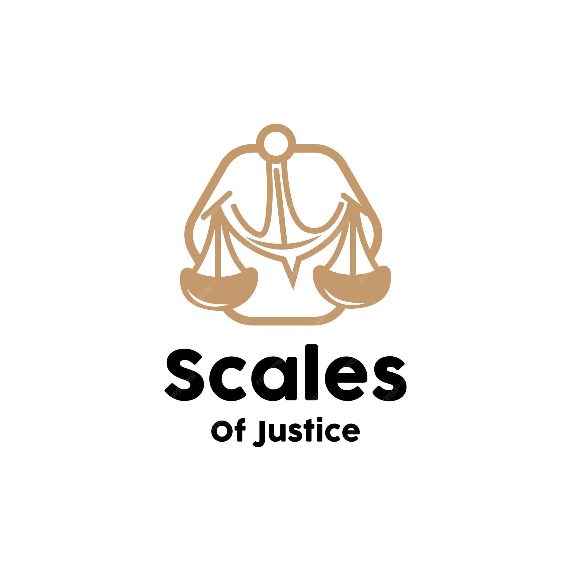 Échelles De Loi Logo échelles De Justice Vector Simple Ligne Design ... Échelles De Loi Logo échelles De Justice Vector Simple Ligne Design ...
