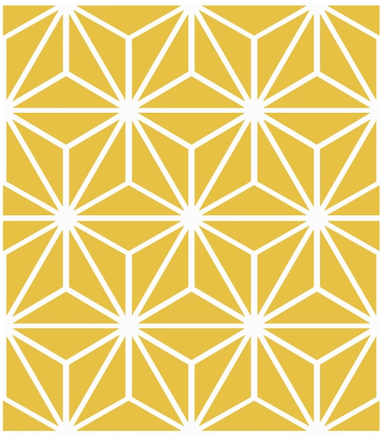 Un Fond Jaune Avec Un Motif Géométrique. | Vecteur Premium Un Fond Jaune Avec Un Motif Géométrique. | Vecteur Premium