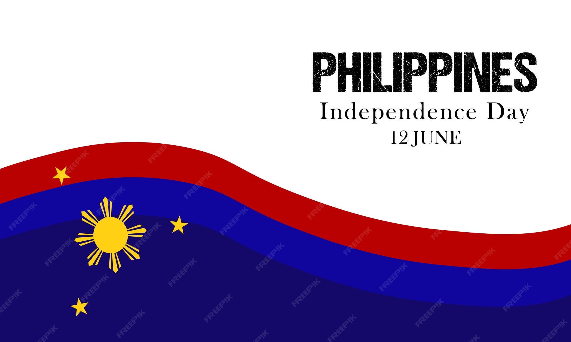Fond De Vecteur De Fête De Lindépendance Des Philippines Adapté à La