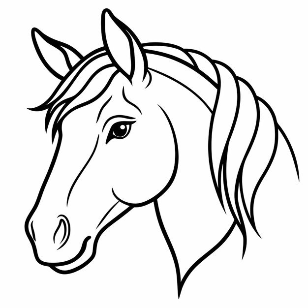 Illustration vectorielle du visage du cheval | Vecteur Premium généré à ... Illustration vectorielle du visage du cheval | Vecteur Premium généré à ...