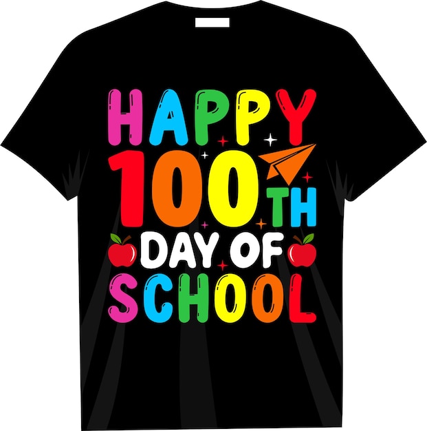 Joyeux 100e Jour D'école | Vecteur Premium Joyeux 100e Jour D'école | Vecteur Premium