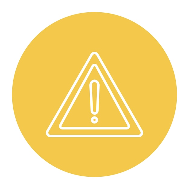 Un panneau jaune avec un triangle dessus | Vecteur Premium Un panneau jaune avec un triangle dessus | Vecteur Premium