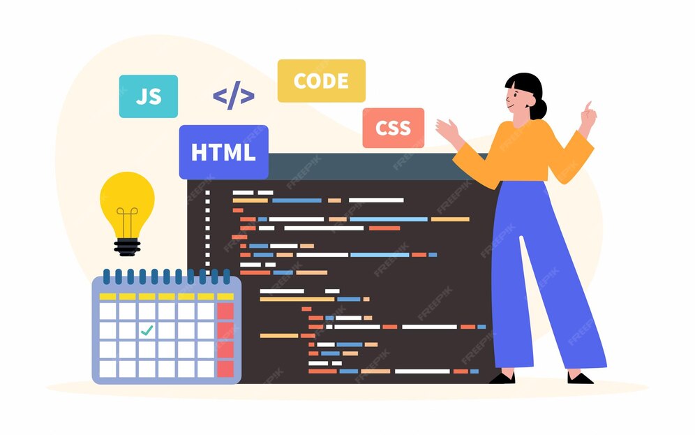 Programmation Avec Le Langage De Programmation. Css, Html, Js. Code De ...