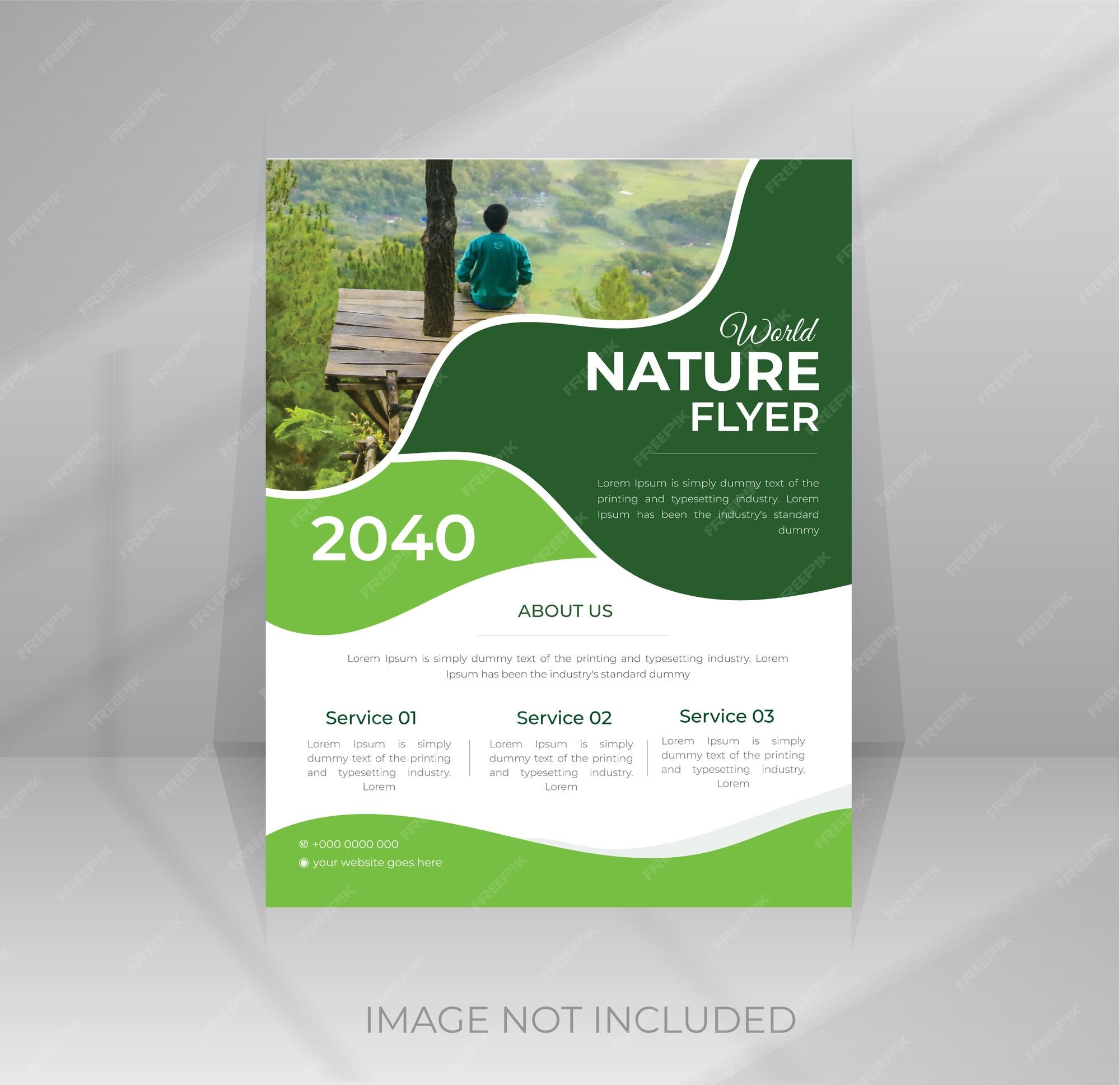 Save Green Save World Nature Flyer Modèle D'affiche | Vecteur Premium Save Green Save World Nature Flyer Modèle D'affiche | Vecteur Premium