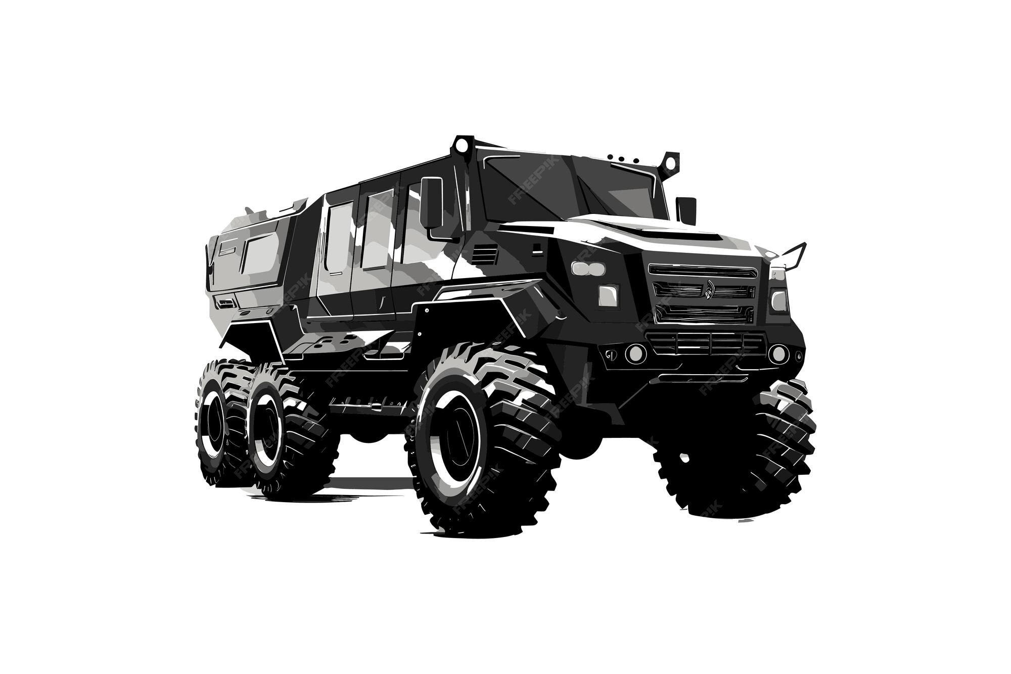 Silhouette De Char Militaire Jeep Humvee | Vecteur Premium Silhouette De Char Militaire Jeep Humvee | Vecteur Premium