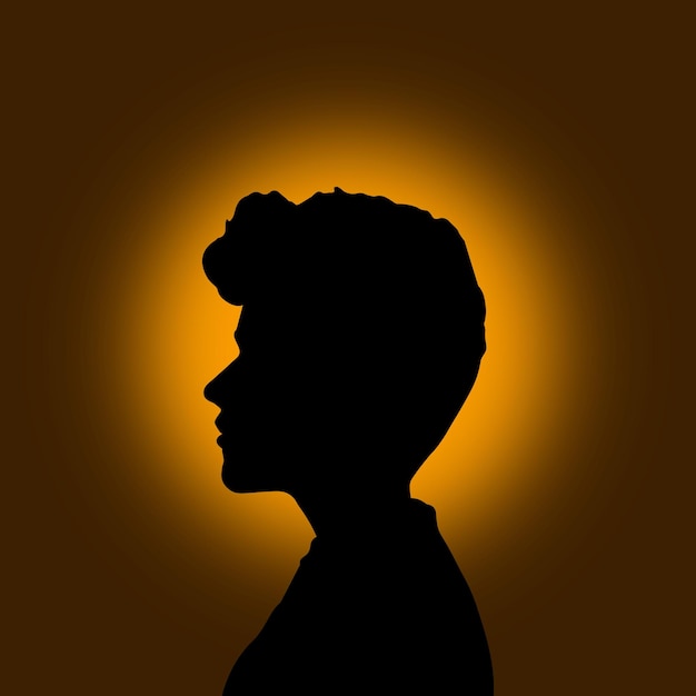 Silhouette D'icône De Tête Ensemble D'icônes De Profil Gradient Avatar ... Silhouette D'icône De Tête Ensemble D'icônes De Profil Gradient Avatar ...
