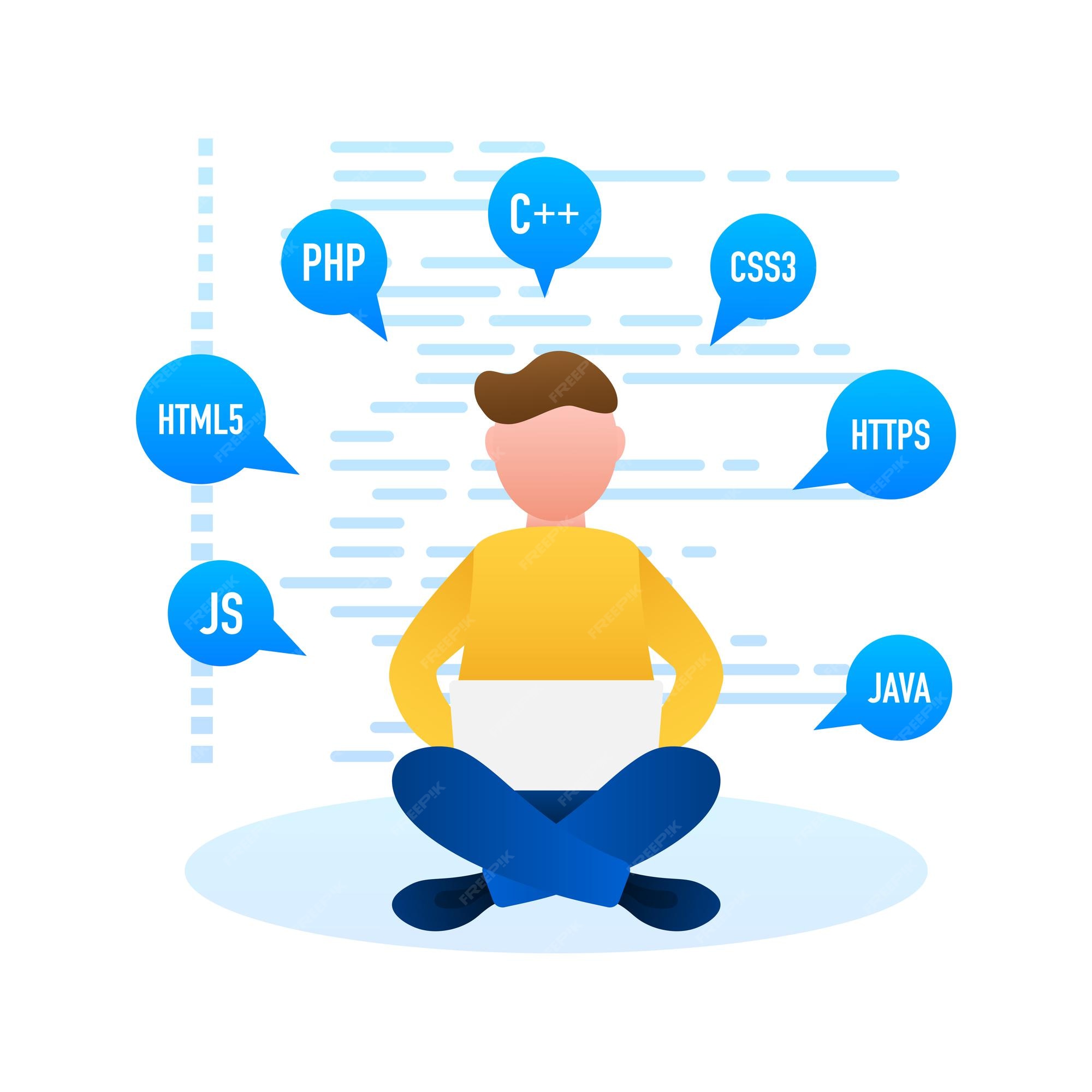 Texte De Code Java Numérique Concept De Vecteur De Codage De Logiciel Informatique Script De