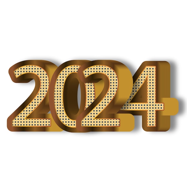 Vecteur De L'année Nouvelle 2024 | Vecteur Premium Vecteur De L'année Nouvelle 2024 | Vecteur Premium