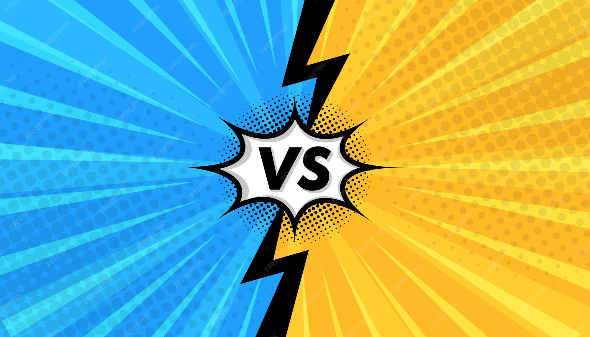 Versus Vs Lettres Combattent La Conception De Style De Bande Dessinée D ... Versus Vs Lettres Combattent La Conception De Style De Bande Dessinée D ...