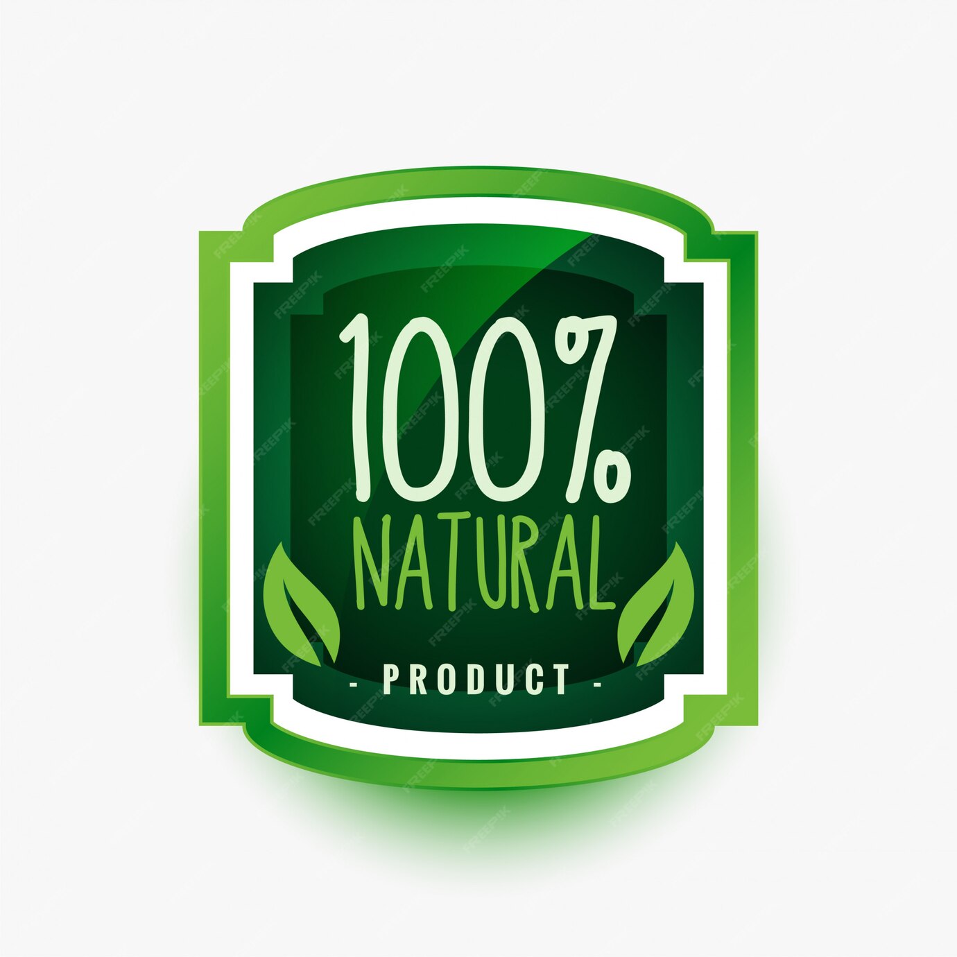 Diseño de etiqueta o etiqueta verde de producto orgánico 100% natural ... Diseño de etiqueta o etiqueta verde de producto orgánico 100% natural ...