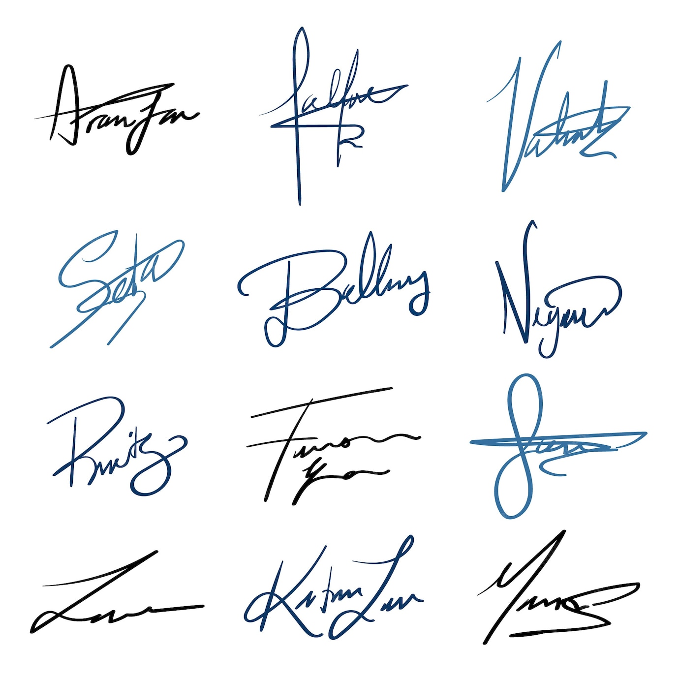 Elemento de firma dibujado a mano | Vector Gratis Elemento de firma dibujado a mano | Vector Gratis