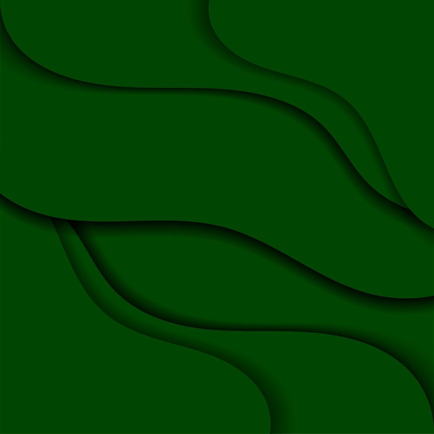 Vector De Fondo Estampado Ondulado Verde Vector Gratis
