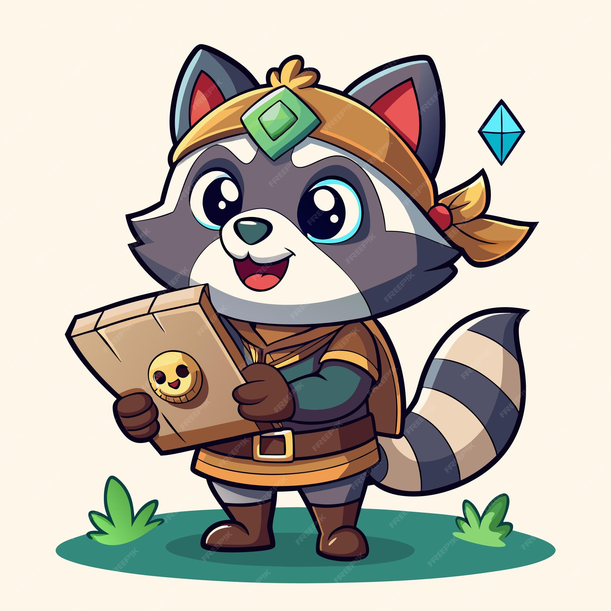 Adorable Mapeador Sosteniendo Un Vector De Mapa Del Tesoro Vector Premium Generado Con Ia