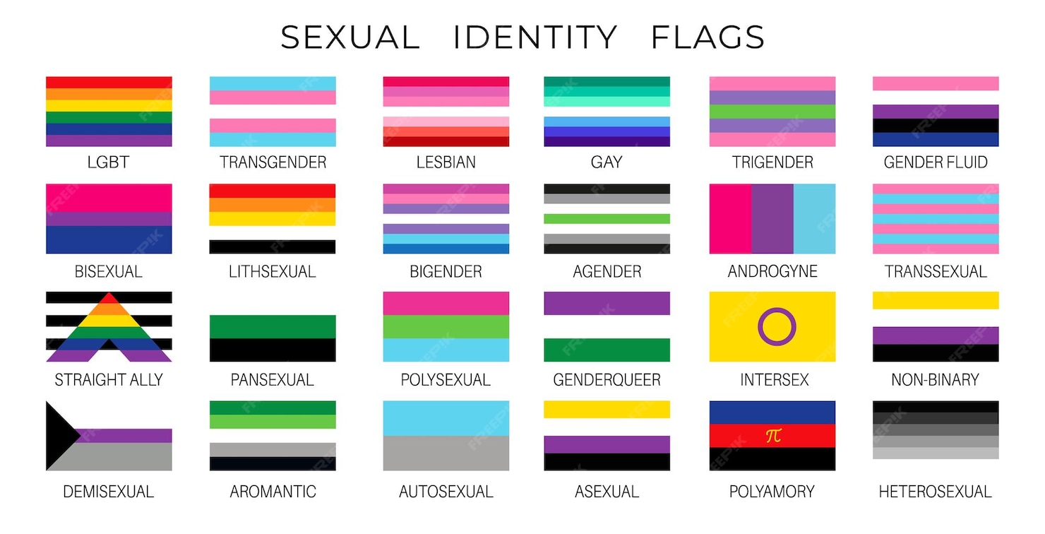 Banderas Del Orgullo Lgbt Diversidad Sexual E Identidad De Género