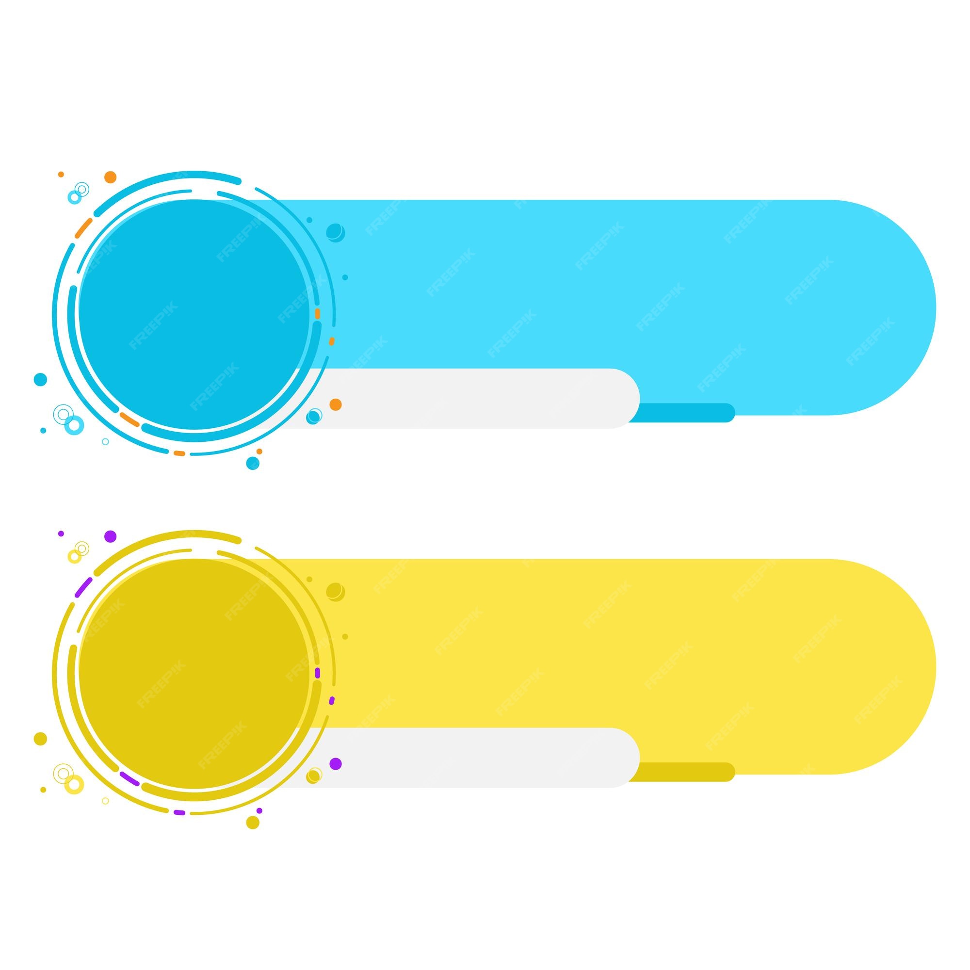 Banner de cuadro de texto con diseño de título de etiqueta vector ...