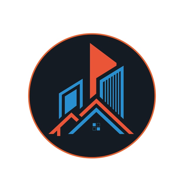 Bonito diseño de logotipo inmobiliario. | Vector Premium Bonito diseño de logotipo inmobiliario. | Vector Premium