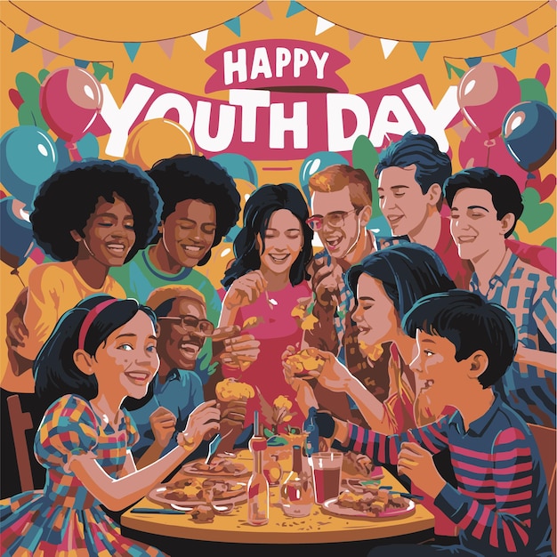 Un cartel de cumpleaños felices con un cumpleaños feliz | Vector Premium Un cartel de cumpleaños felices con un cumpleaños feliz | Vector Premium