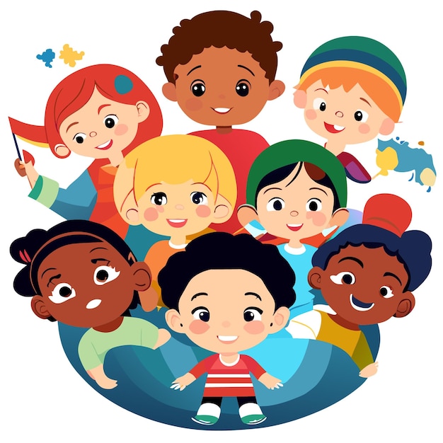 Celebrando La Diversidad Cultural A Través Del Diseño Plano Con Niños