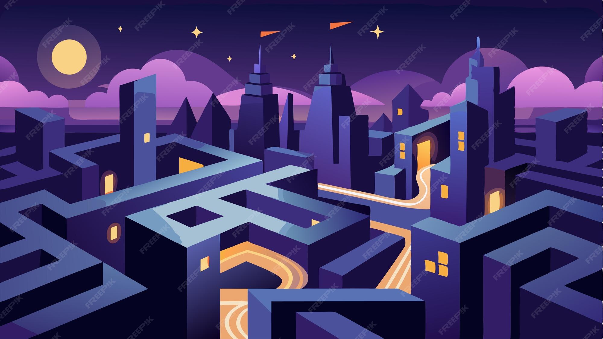 La ciudad por la noche un laberinto de luces y sombras que te invita a ... La ciudad por la noche un laberinto de luces y sombras que te invita a ...