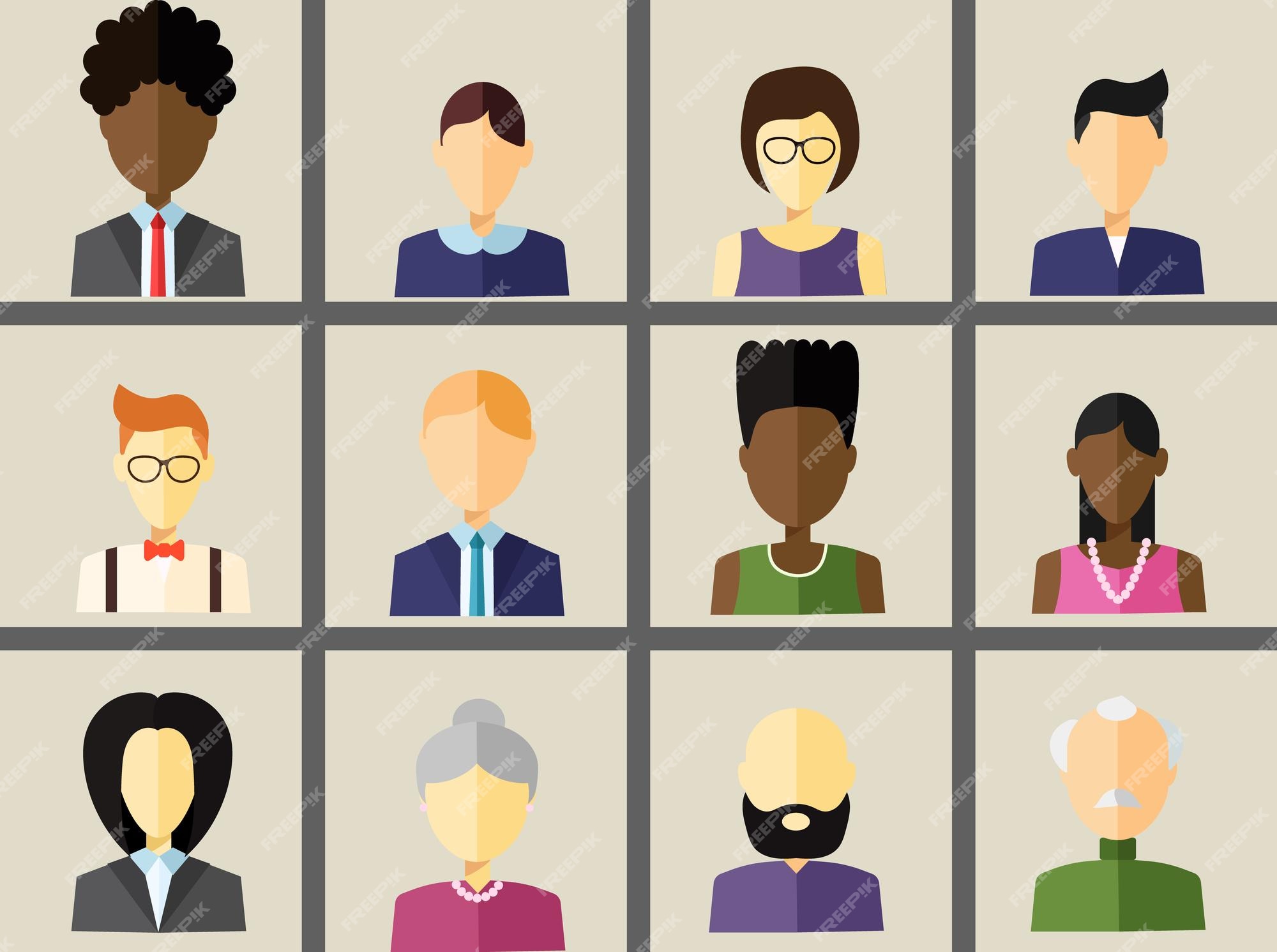 Colección de iconos de personas | Vector Premium Colección de iconos de personas | Vector Premium