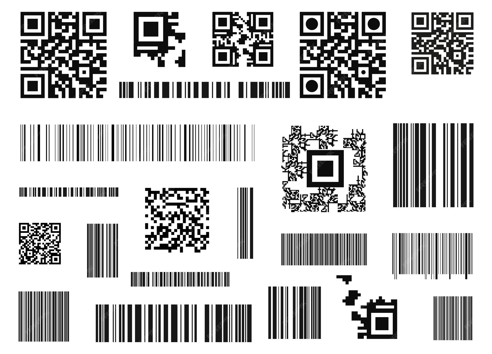 Conjunto de icono de código Qr. Plantilla de código QR. | Vector Premium Conjunto de icono de código Qr. Plantilla de código QR. | Vector Premium