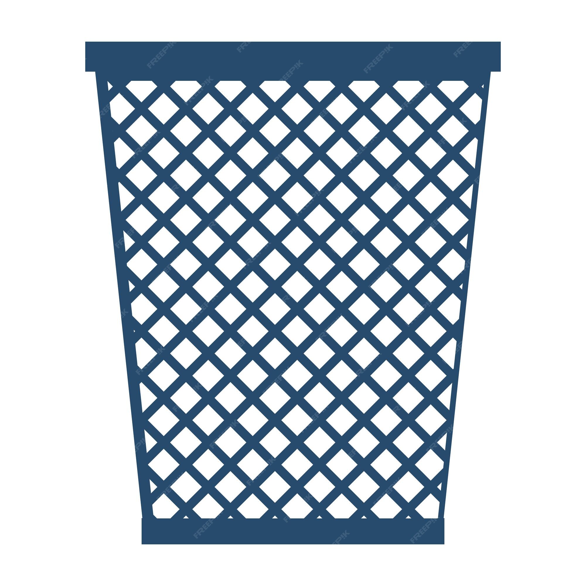 El Cubo De La Basura De La Oficina Dibuja El Vertedero De Basura El