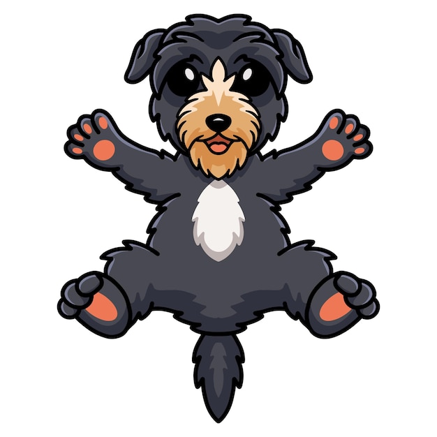 Cute Dibujos Animados De Perro Sabueso De Ciervo Vector Premium