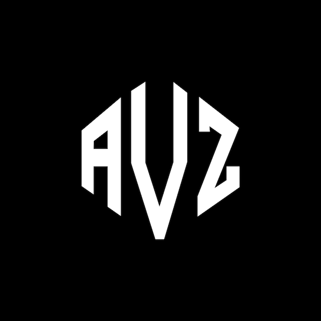 El diseño del logotipo de la letra AVZ con forma de polígono AVZ ... El diseño del logotipo de la letra AVZ con forma de polígono AVZ ...