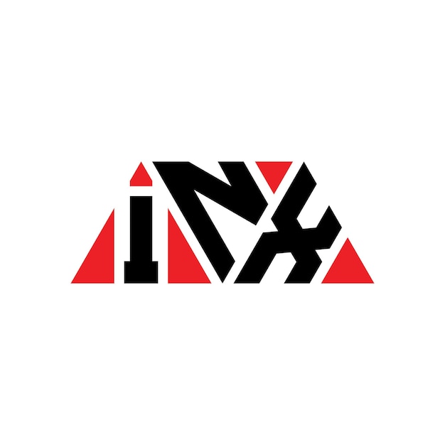 Diseño De Logotipo De Letra Triangular Inx Con Forma De Triángulo