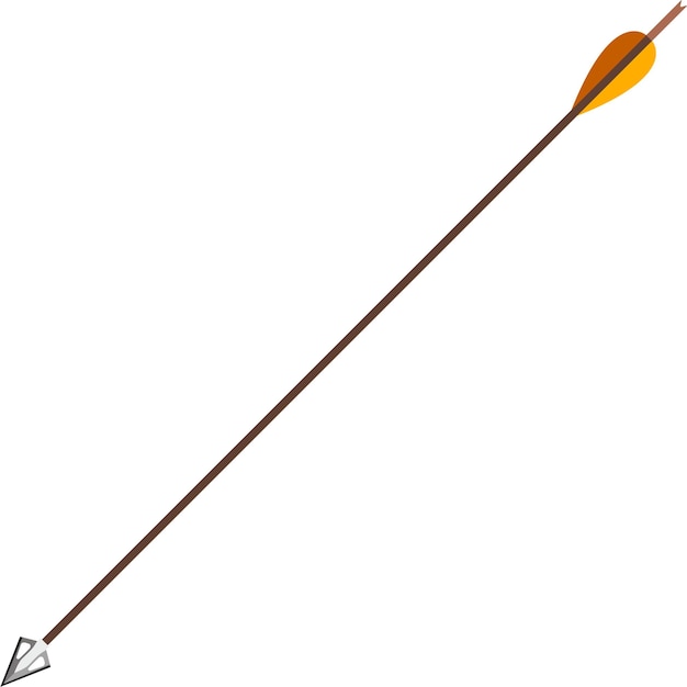 Flecha de madera de caza tradicional con punta de flecha de metal icono ... Flecha de madera de caza tradicional con punta de flecha de metal icono ...