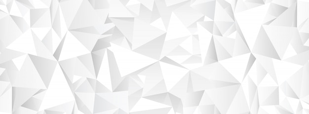 Fondo de mosaico abstracto poligonal blanco | Vector Premium Fondo de mosaico abstracto poligonal blanco | Vector Premium