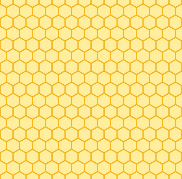 Fondo de panal sin costuras. fondo amarillo con hexágonos. textura ... Fondo de panal sin costuras. fondo amarillo con hexágonos. textura ...